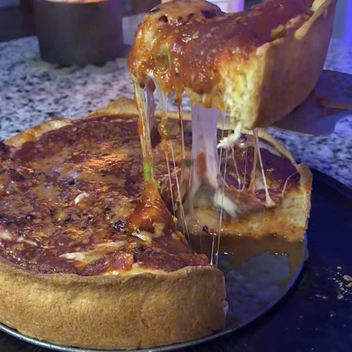 Homemade Chicago-Style Deep Dish Pizza: A Slice of Windy City ...